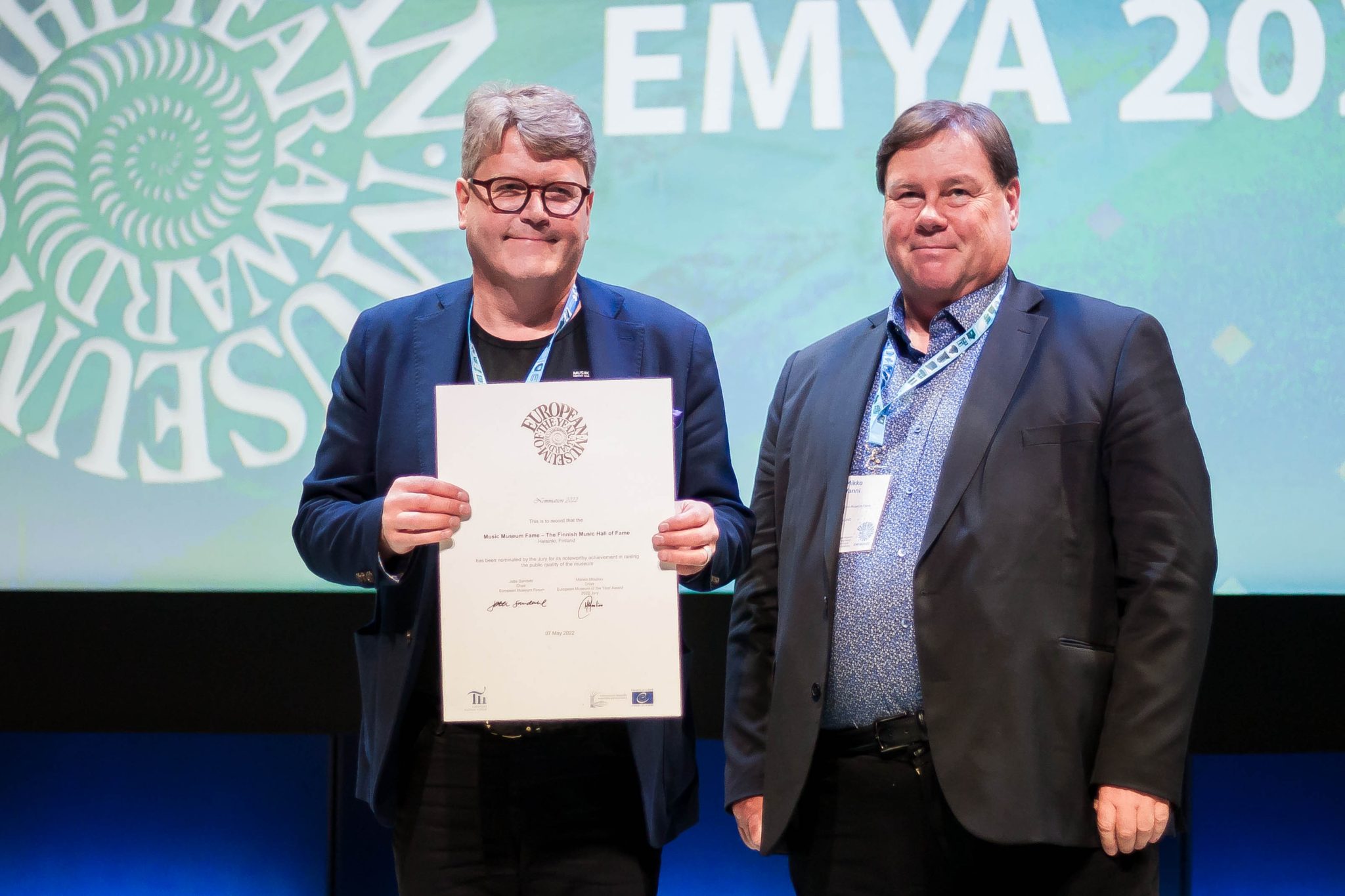 EMYA – European Museum of the Year Award 2022 – Musiikkimuseo Fame ...